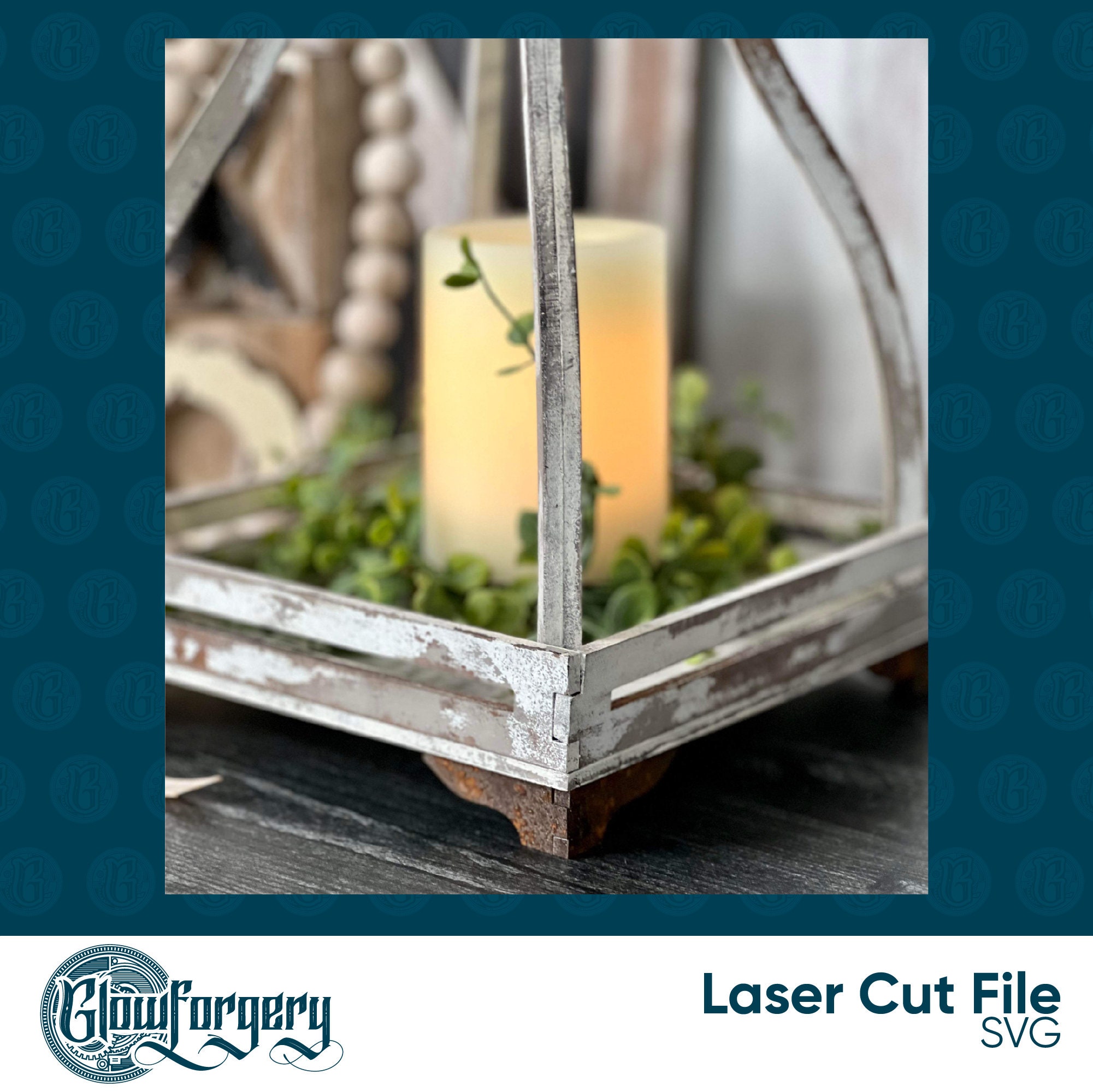 Rustic Cloche / Digital Laser Cut SVG File / Glowforge / Home Decor ...