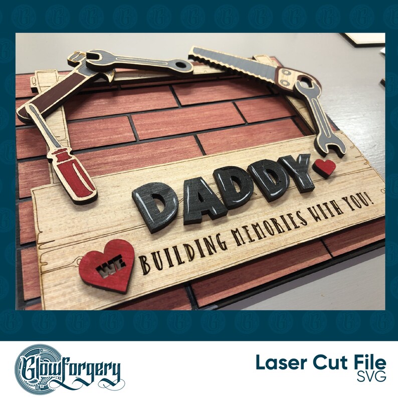 Fathers Day Tool Box Kit Includes 10 Variations / Digital - Etsy