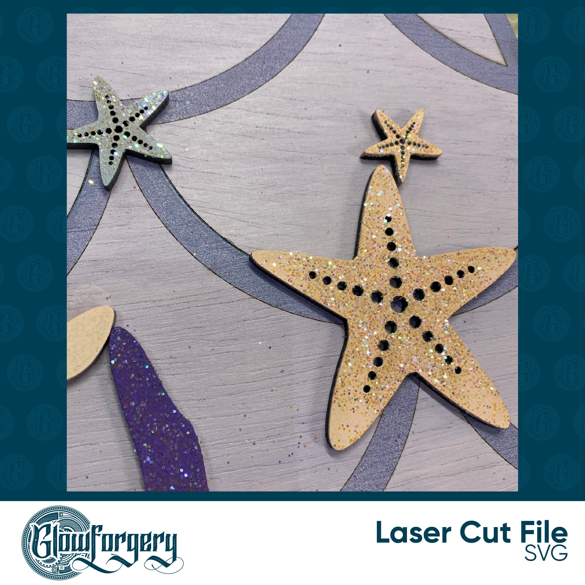 Mermaid Sign With 19 Round / Digital Laser Cut SVG - Etsy