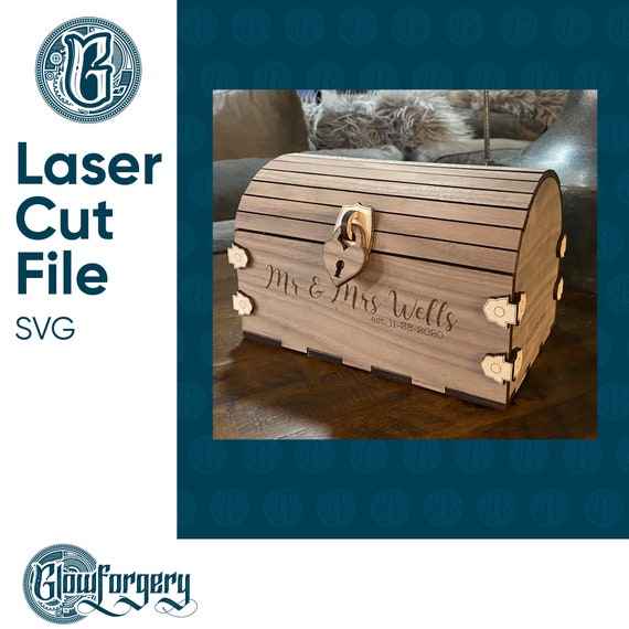 Time Capsule Treasure Chest / Digital Laser Cut SVG File / | Etsy