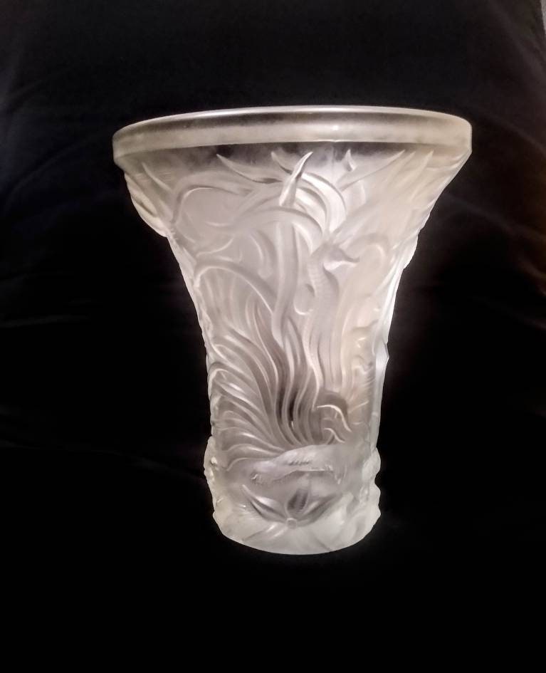 Marine Life Vase Inspired by Lalique - Etsy