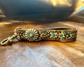 Hand Tooled Leather, Leather, Western, Keychain, Western Leather ...