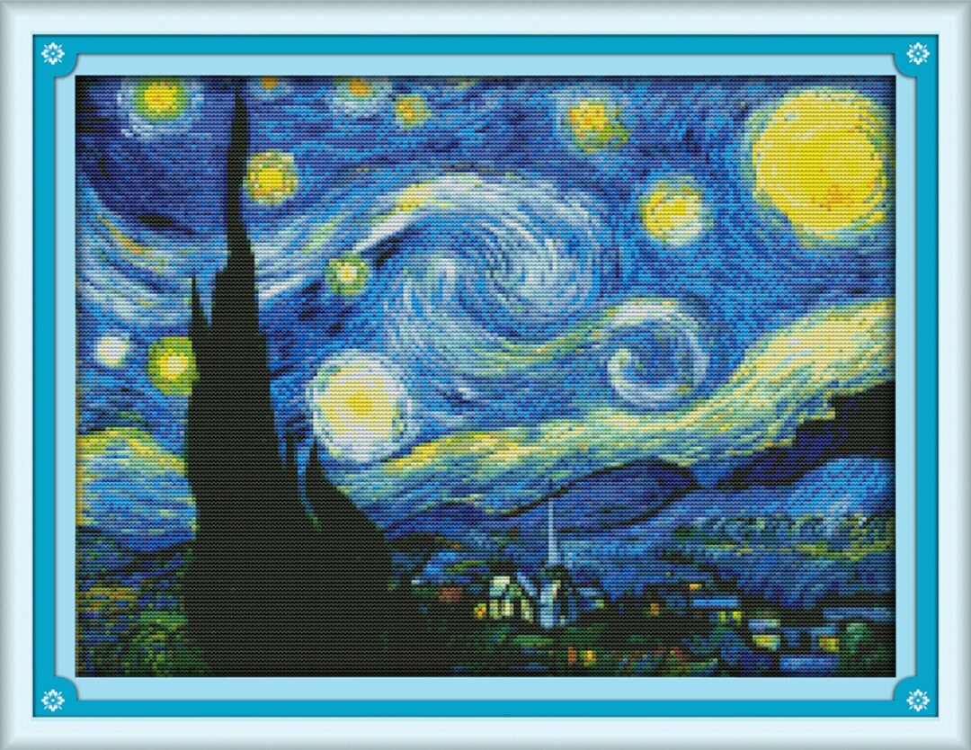 PDF Pattern - Van Gogh the Starry Night - Etsy