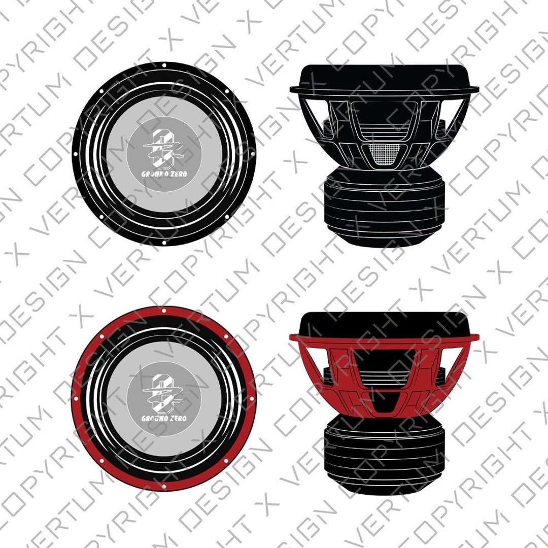 Ground Zero GZPW 15 X-max Subwoofer Vector - Ground Zero Subwoofer ...