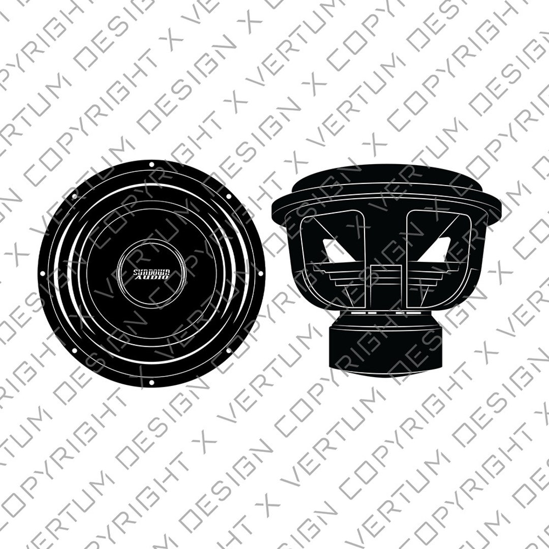 Sundown Audio X 15" Subwoofer Vector - Sundown Audio Subwoofer Vector ...