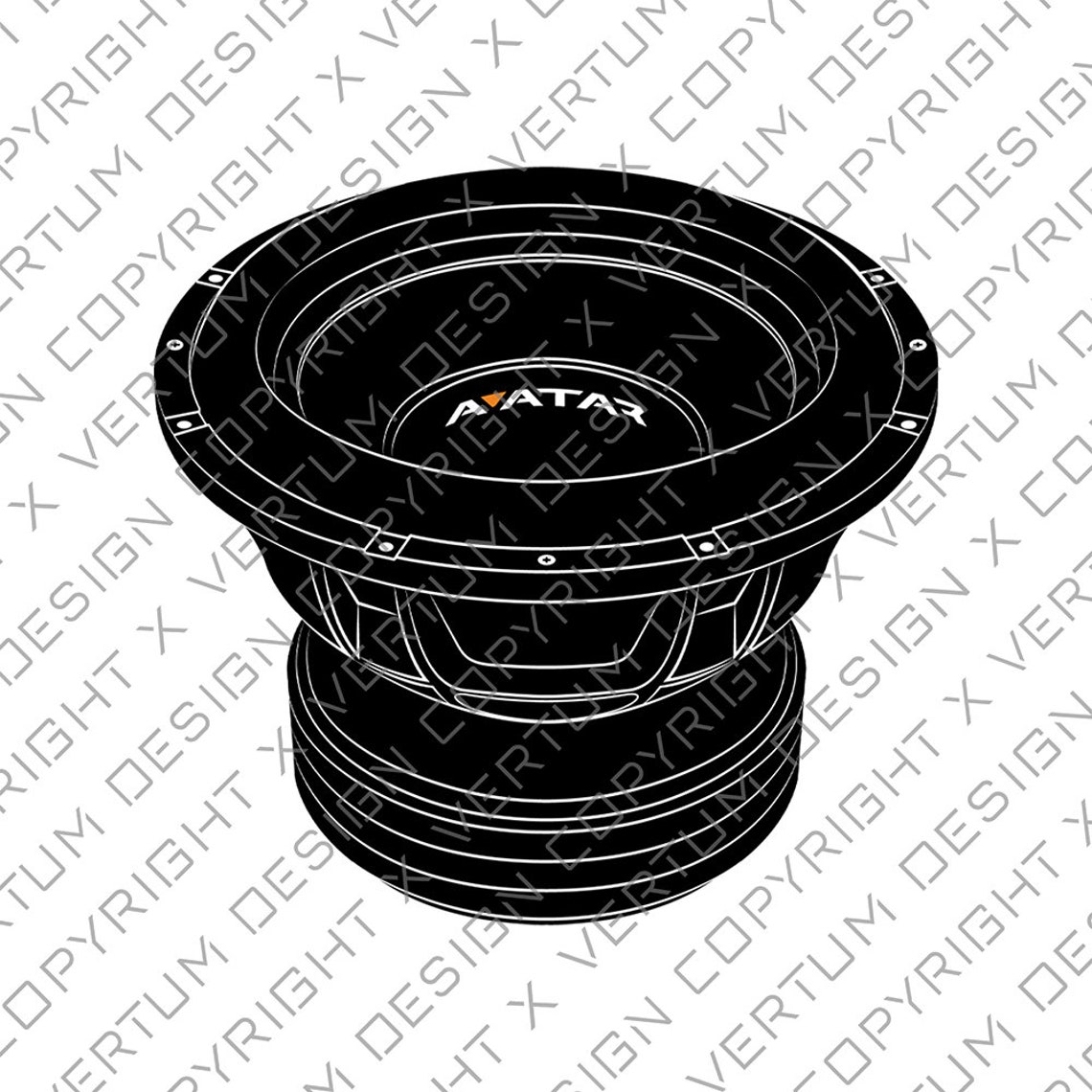 Avatar SVL-1547 15" Subwoofer Vector - Avatar Subwoofer Vector ...