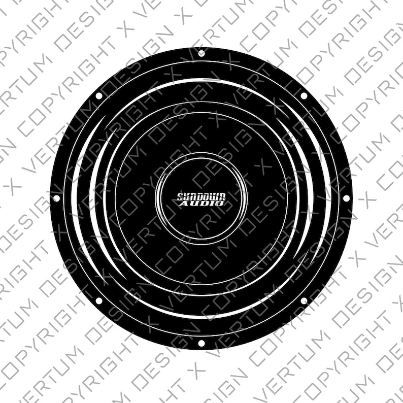 Sundown Audio X 15" Subwoofer Vector - Sundown Audio Subwoofer Vector ...