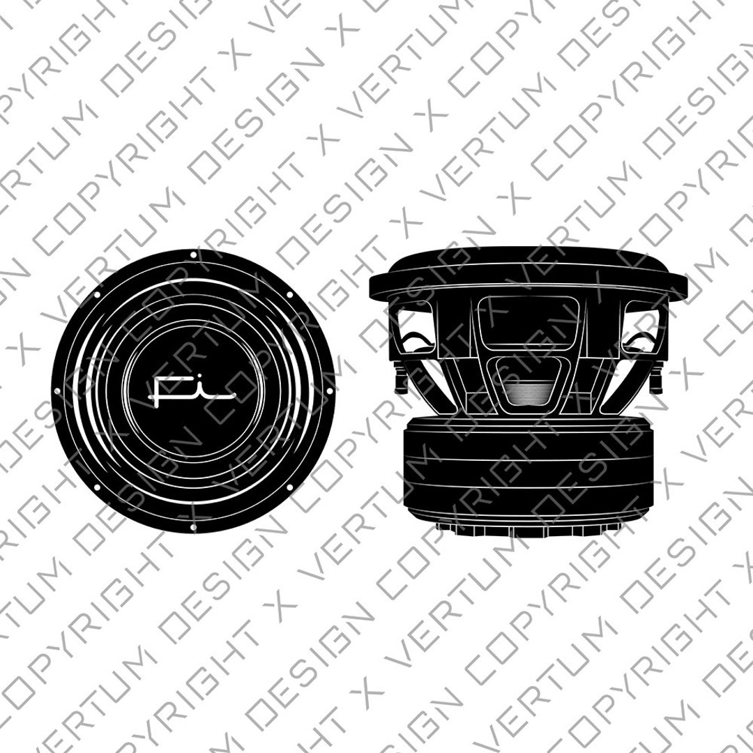 Fi Audio Team 12" Subwoofer Vector - Fi Audio Subwoofer Vector - Fi ...