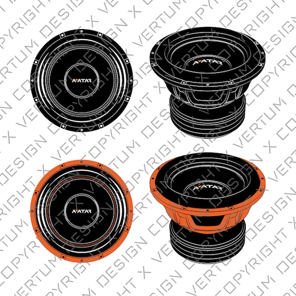 Subwoofer Speaker Png - Etsy