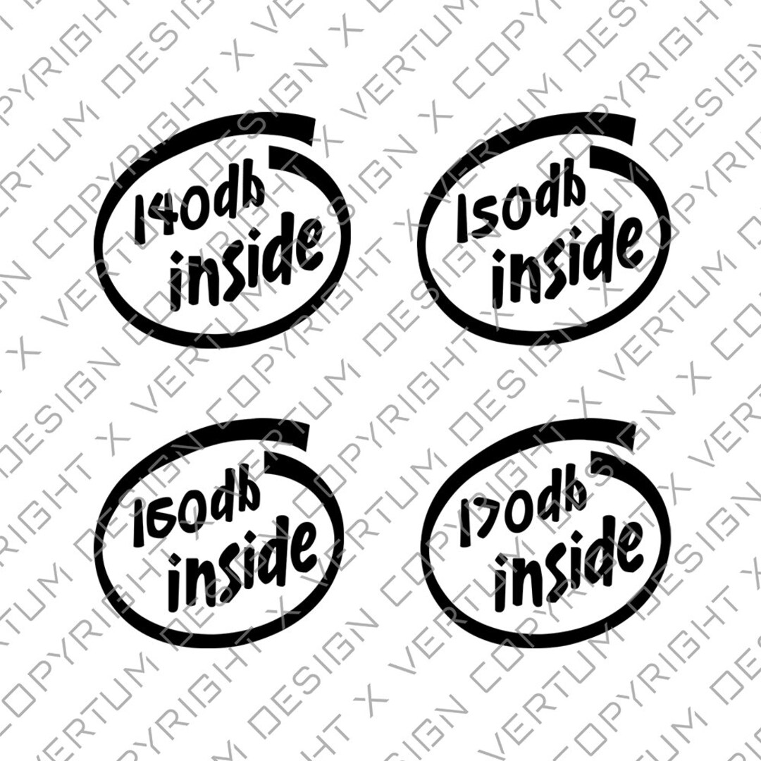 140db Inside Vector / 150db Inside Vector / 160db Inside Vector / 170db ...