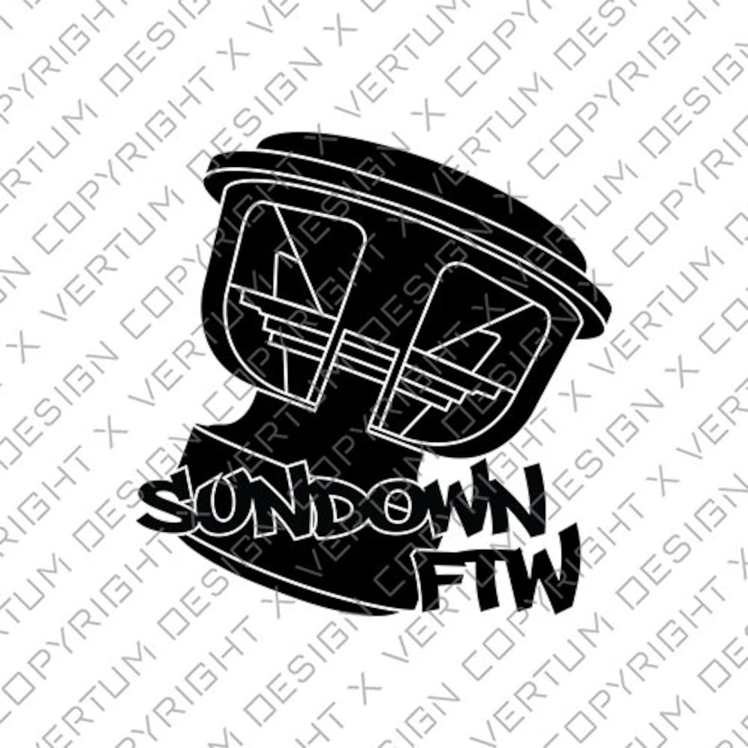 Sundown Audio FTW Subwoofer Vector – Decal Print File (ai, Pdf, Svg ...