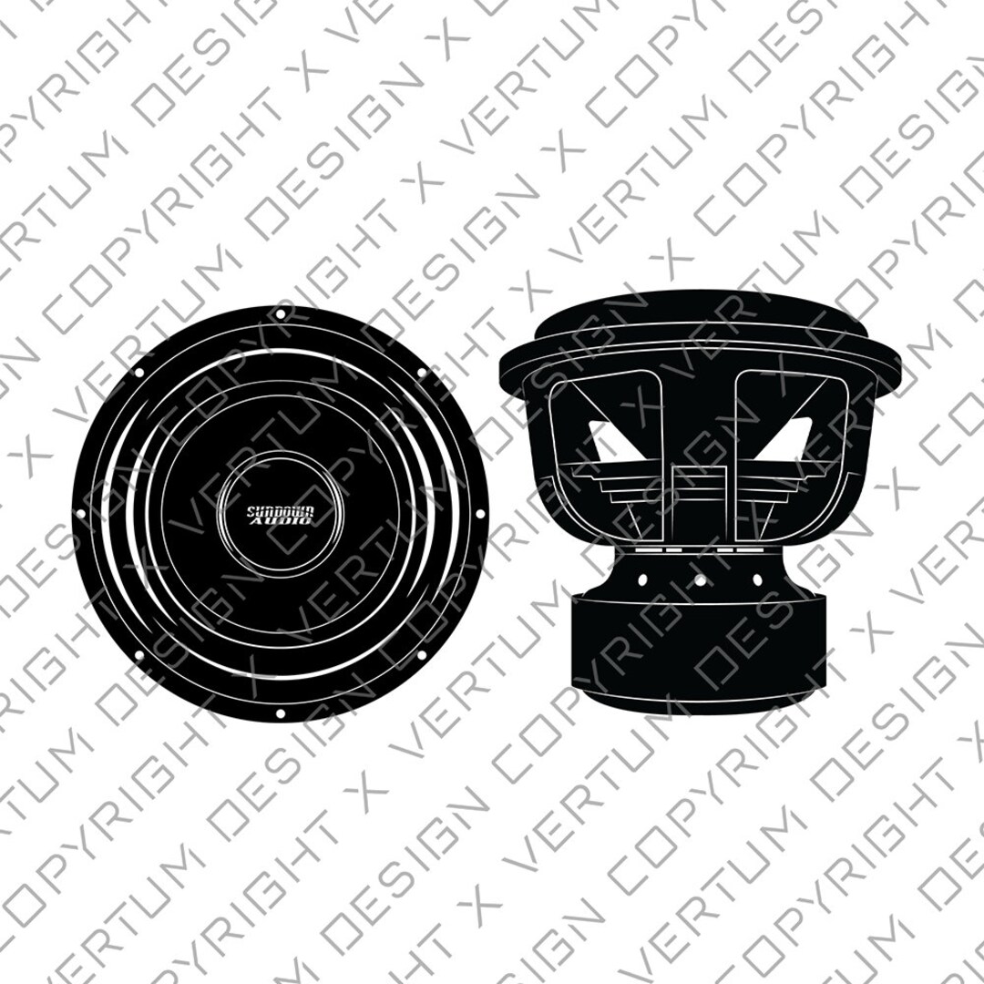 Sundown Nightshade NS 15" Subwoofer Vector - Sundown Audio Subwoofer ...