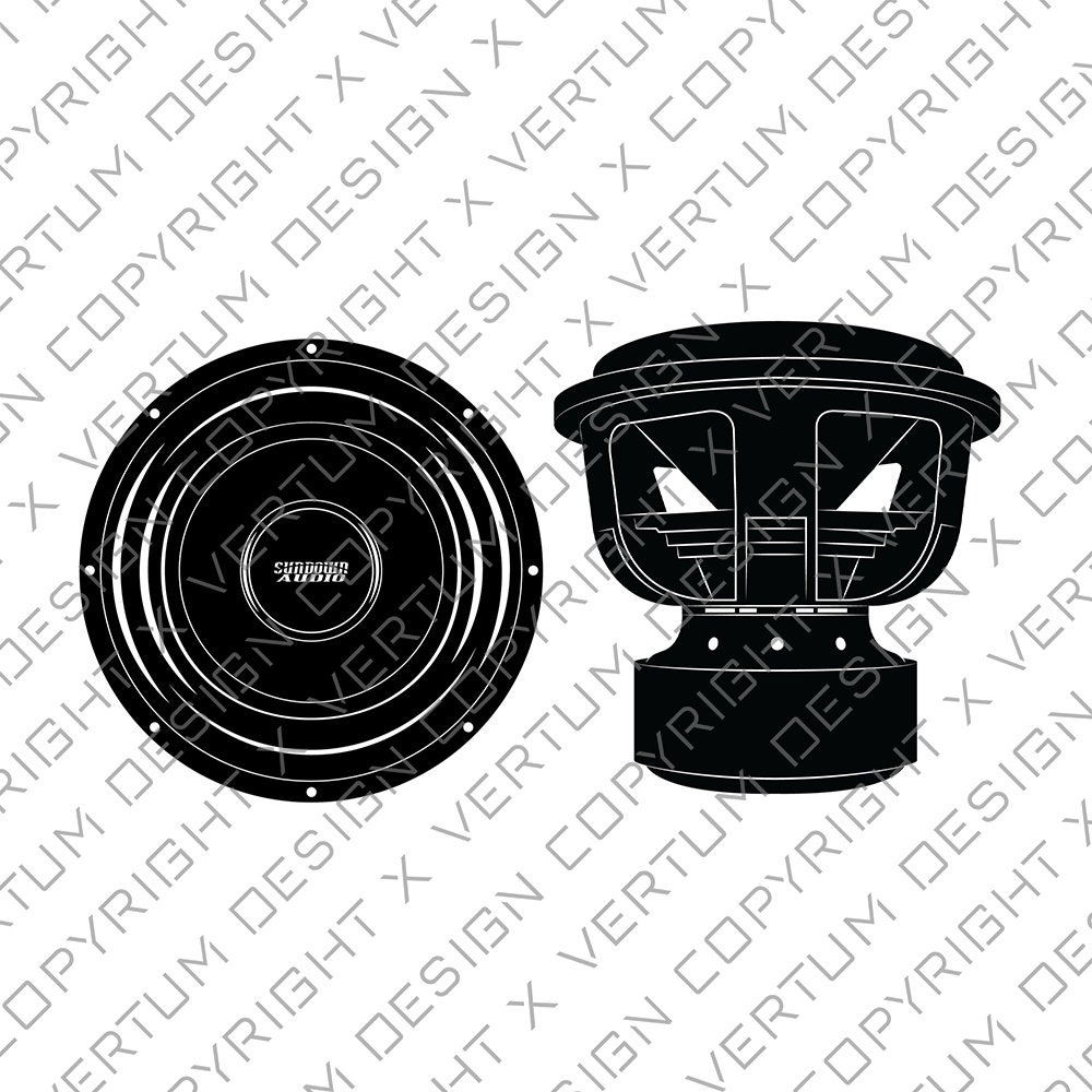 Sundown Nightshade NS 15" Subwoofer Vector - Sundown Audio Subwoofer ...
