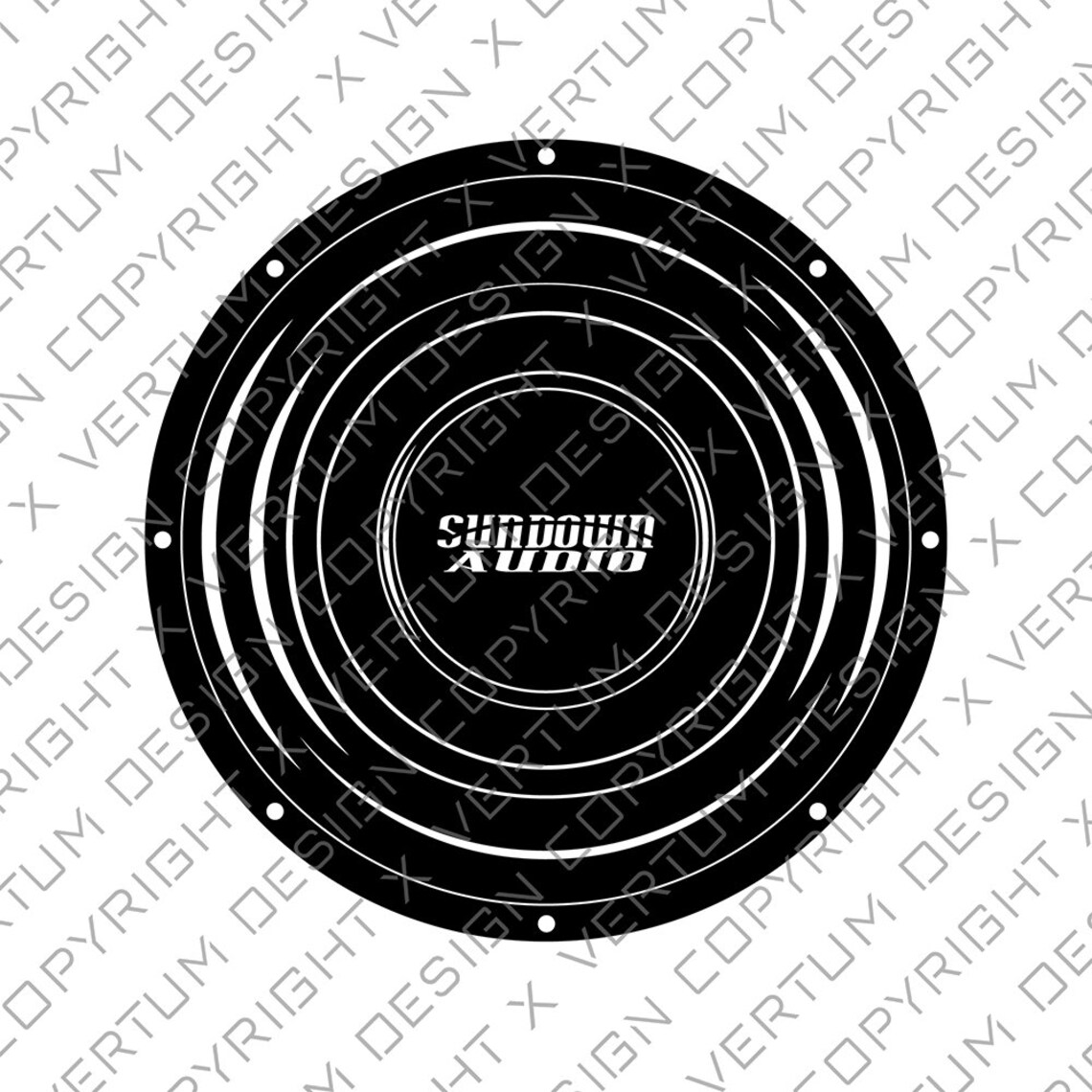 Sundown Audio X 12" Subwoofer Vector - Sundown Audio Subwoofer Vector ...