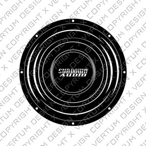 Sundown Audio X 12" Subwoofer Vector - Sundown Audio Subwoofer Vector ...