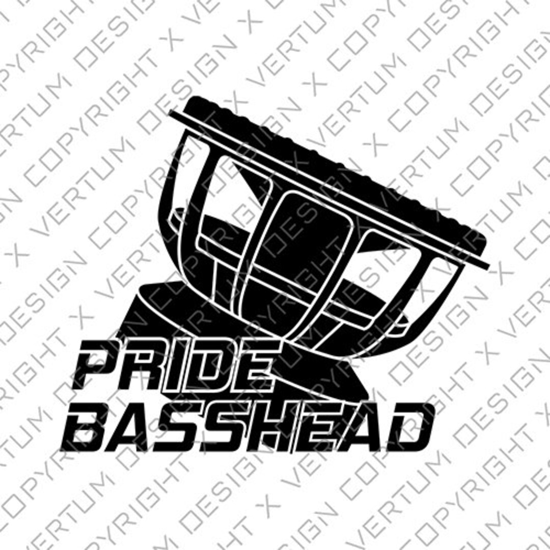 Pride Audio Basshead - 2 VERSIONS - Vector Ready for Decal Print ...