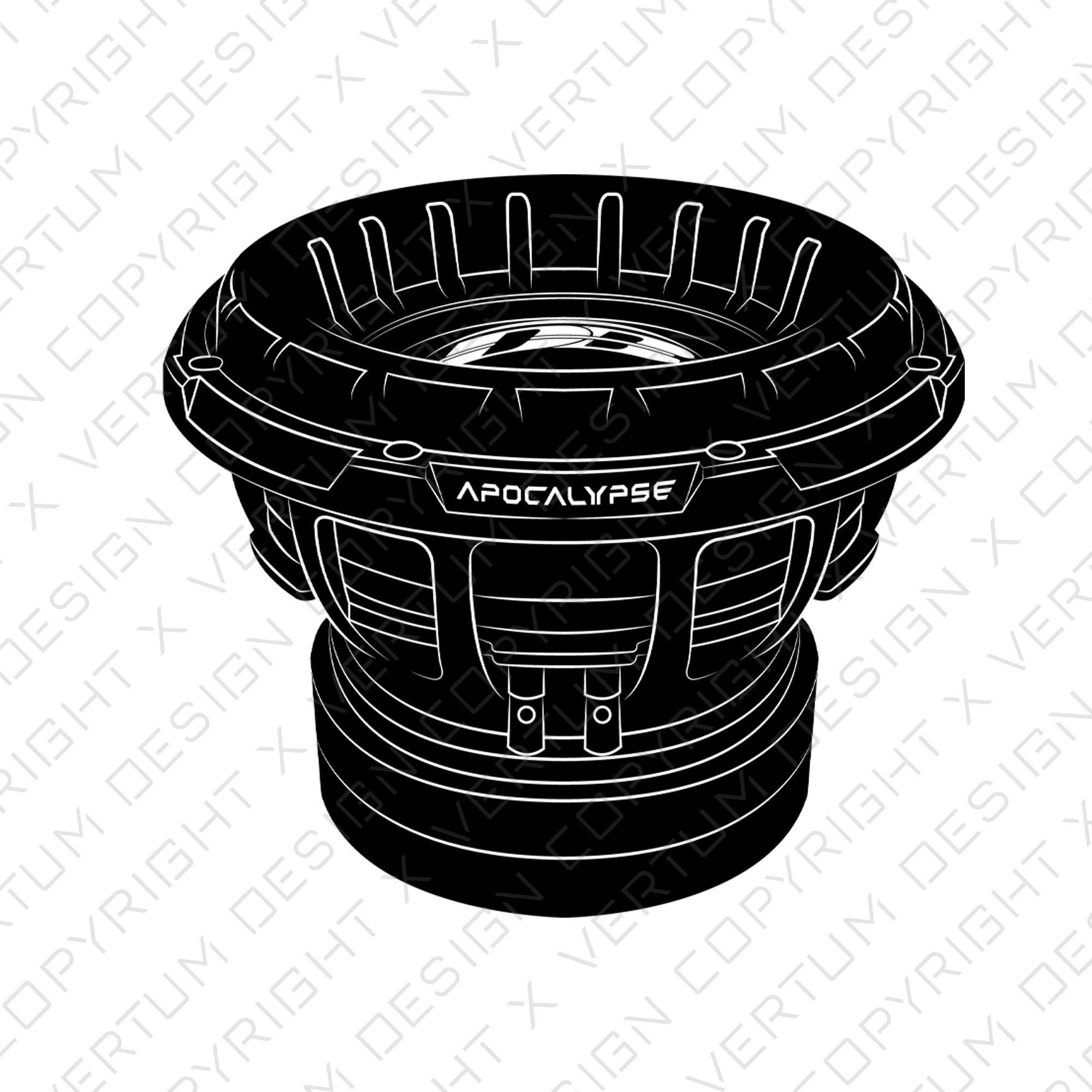 SPECIAL Pack of 15 Subwoofers Vector Designs Audio - Etsy