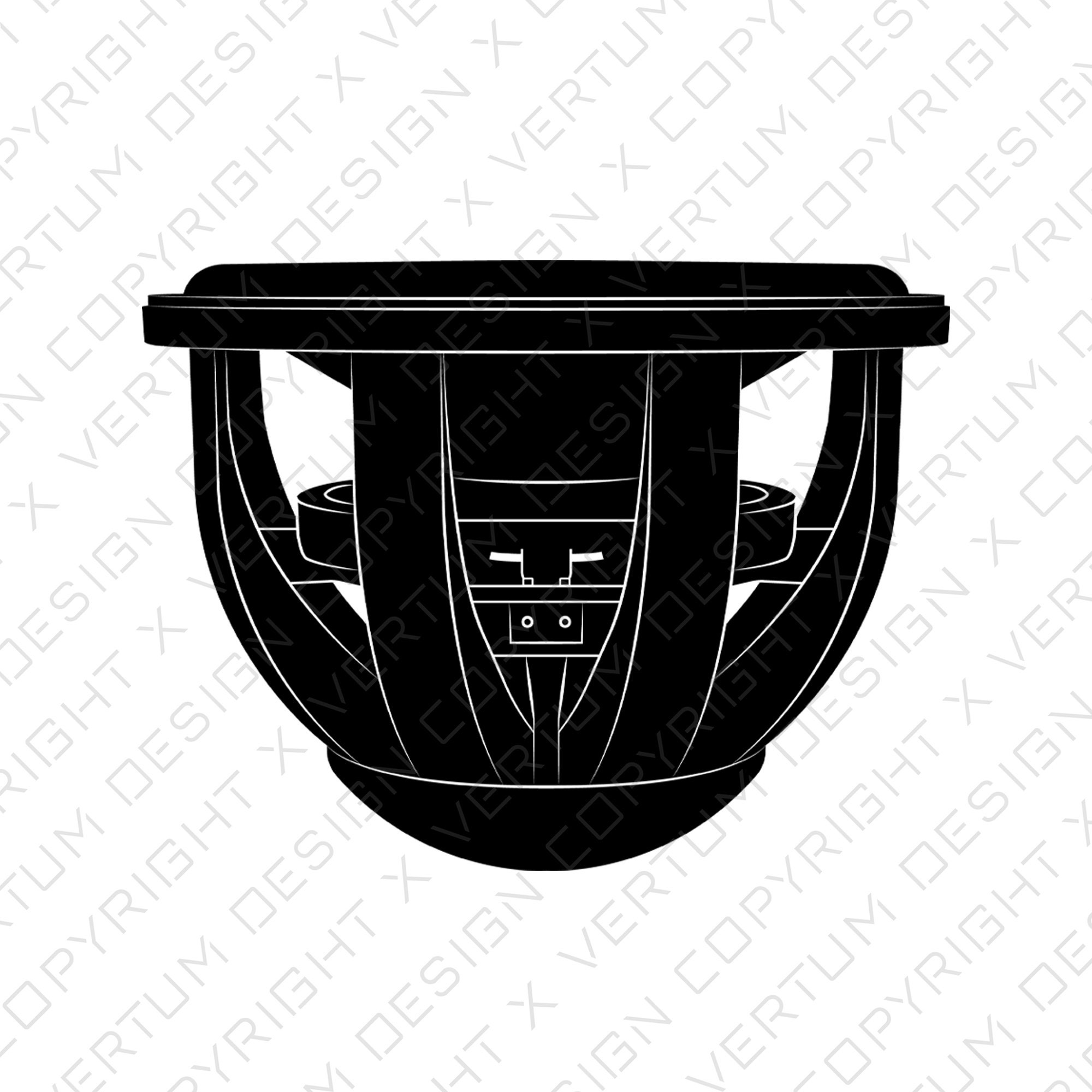 RE Audio MX 15 Subwoofer Vector RE Audio Subwoofer Vector - Etsy