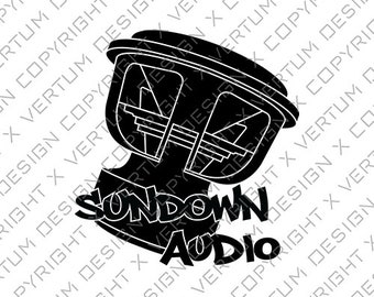 Sundown Audio Decal - Etsy
