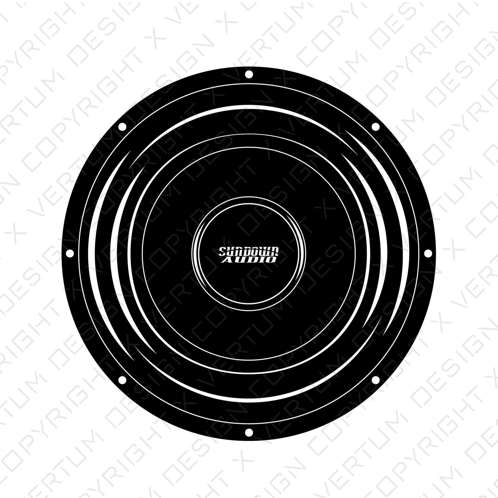 Sundown Nightshade NS 15 Subwoofer Vector Sundown | Etsy