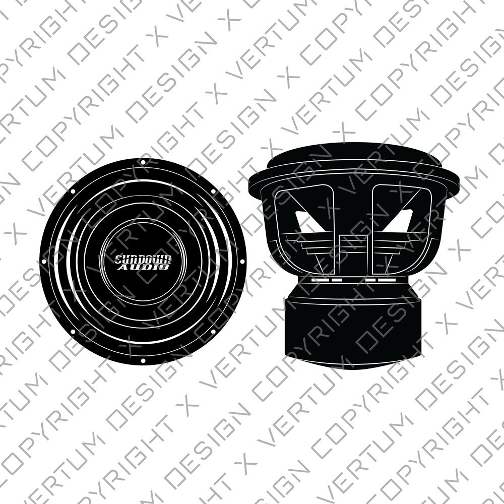 Sundown Audio X 12" Subwoofer Vector - Sundown Audio Subwoofer Vector ...