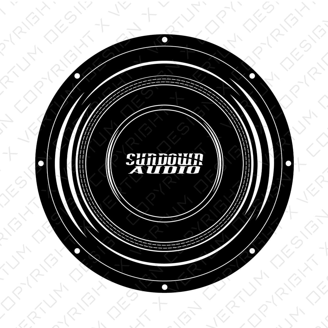 Sundown SA 8 Subwoofer Vector Sundown Audio subwoofer - Etsy España