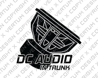 Sundown Audio in Trunk Nightshade Vector Ready for Decal Print ...