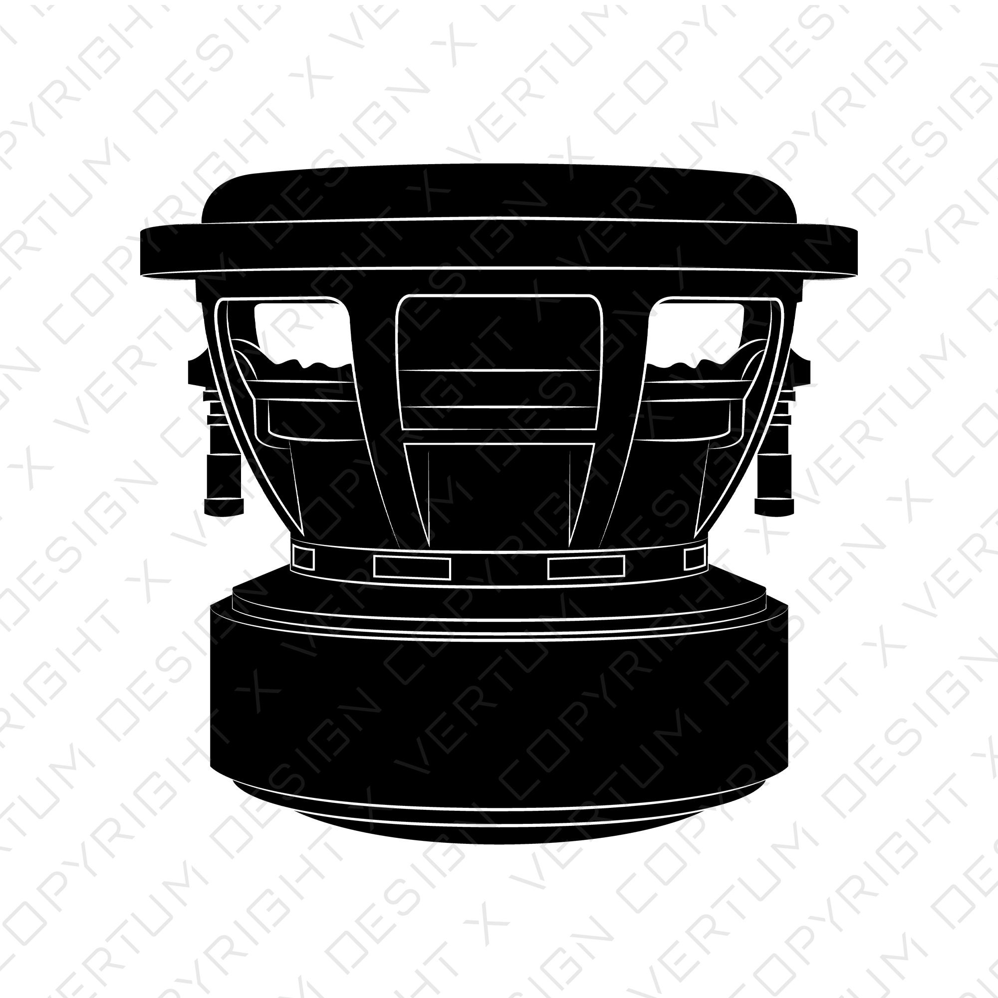 Sundown SA 8 Subwoofer Vector Sundown Audio Subwoofer | Etsy