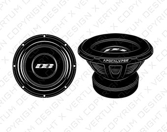 Basshead Subwoofer Svg - Etsy