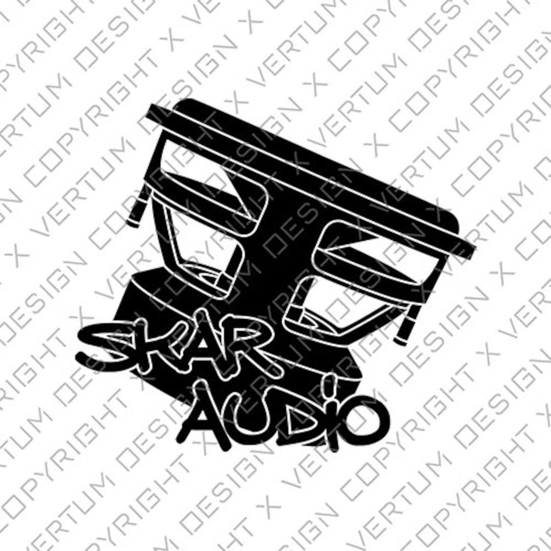Skar Audio VXF - Vector Ready for Decal Print - Subwoofer Vector ...