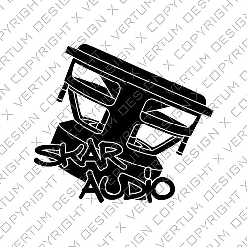 Skar Audio VXF - Vector Ready for Decal Print - Subwoofer Vector ...