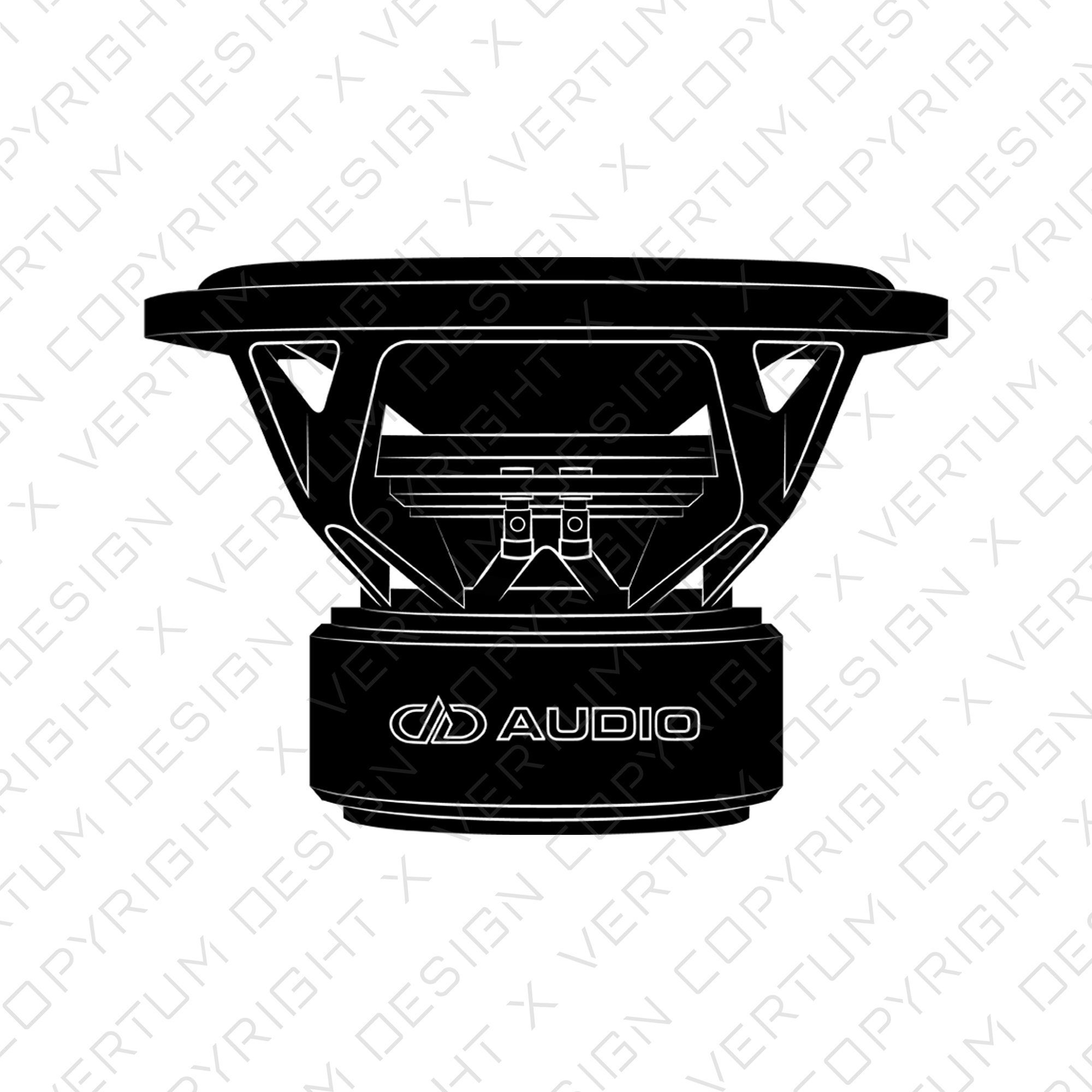 SPECIAL Pack of 12 Subwoofers Vector Designs Audio | Etsy