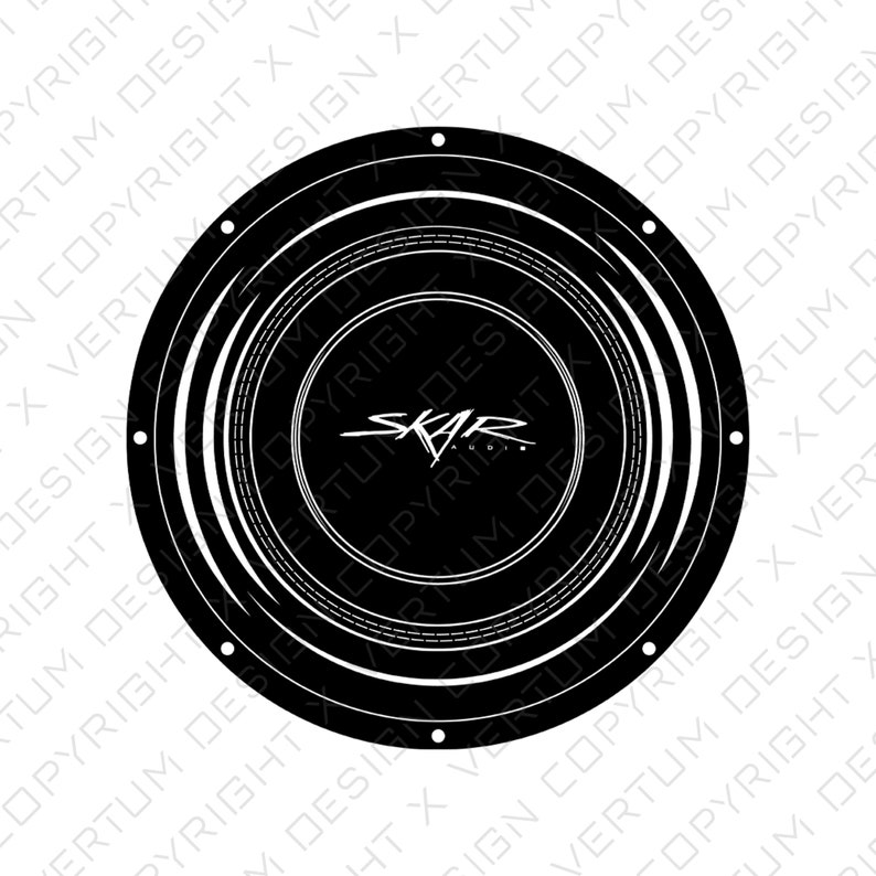 Skar Audio VXF 12 Subwoofer Vector Skar Audio - Etsy UK