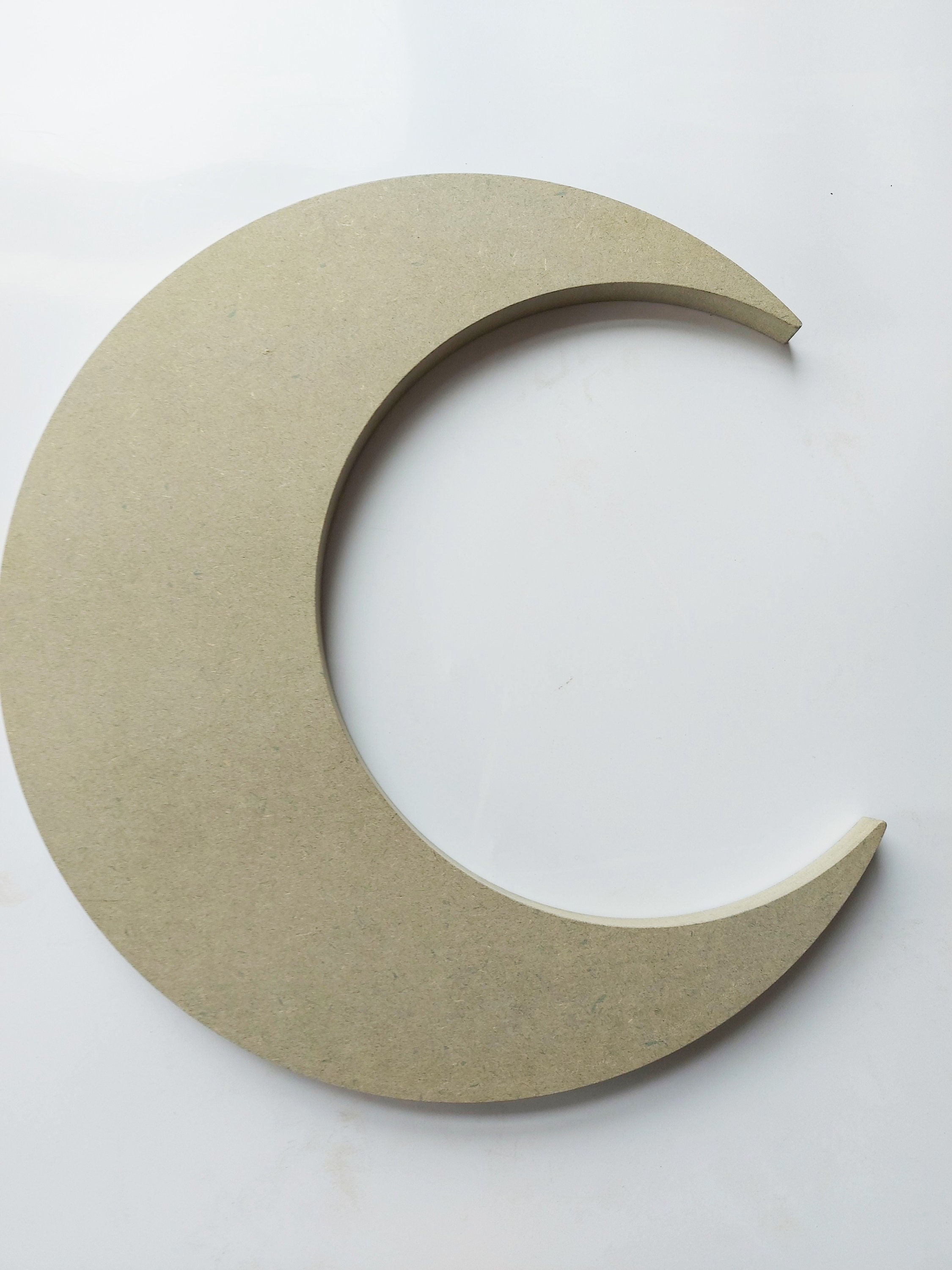 30-110cm Moons/ Blank Wooden Moon Shape/ Large MDF Moon/ 6mm/ - Etsy UK