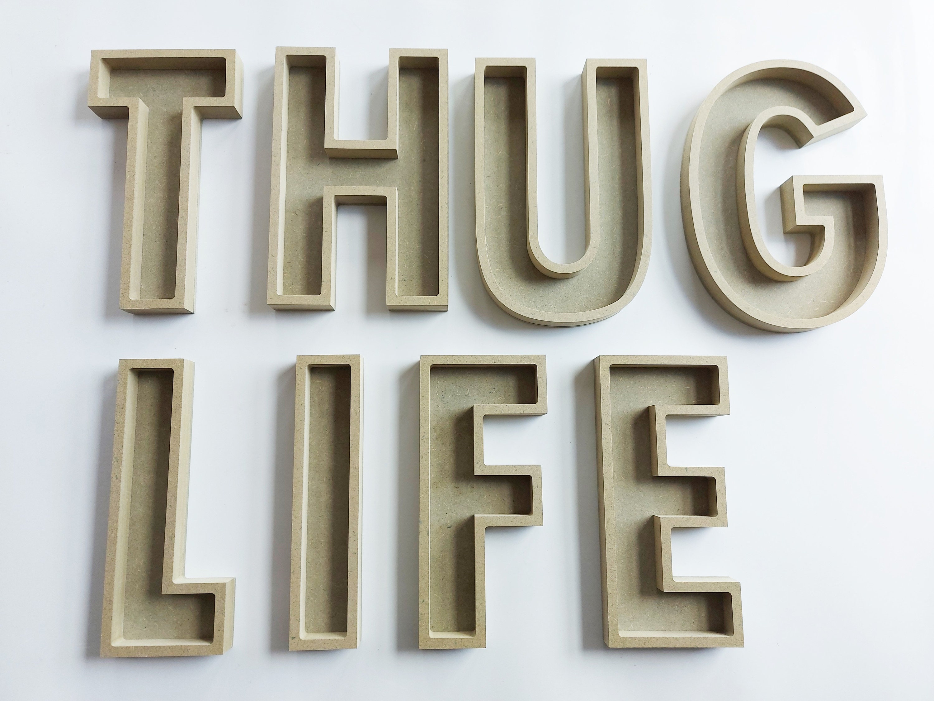 30-100cm Fillable Letters/ Large Fillable Letters, Wooden Fillable ...