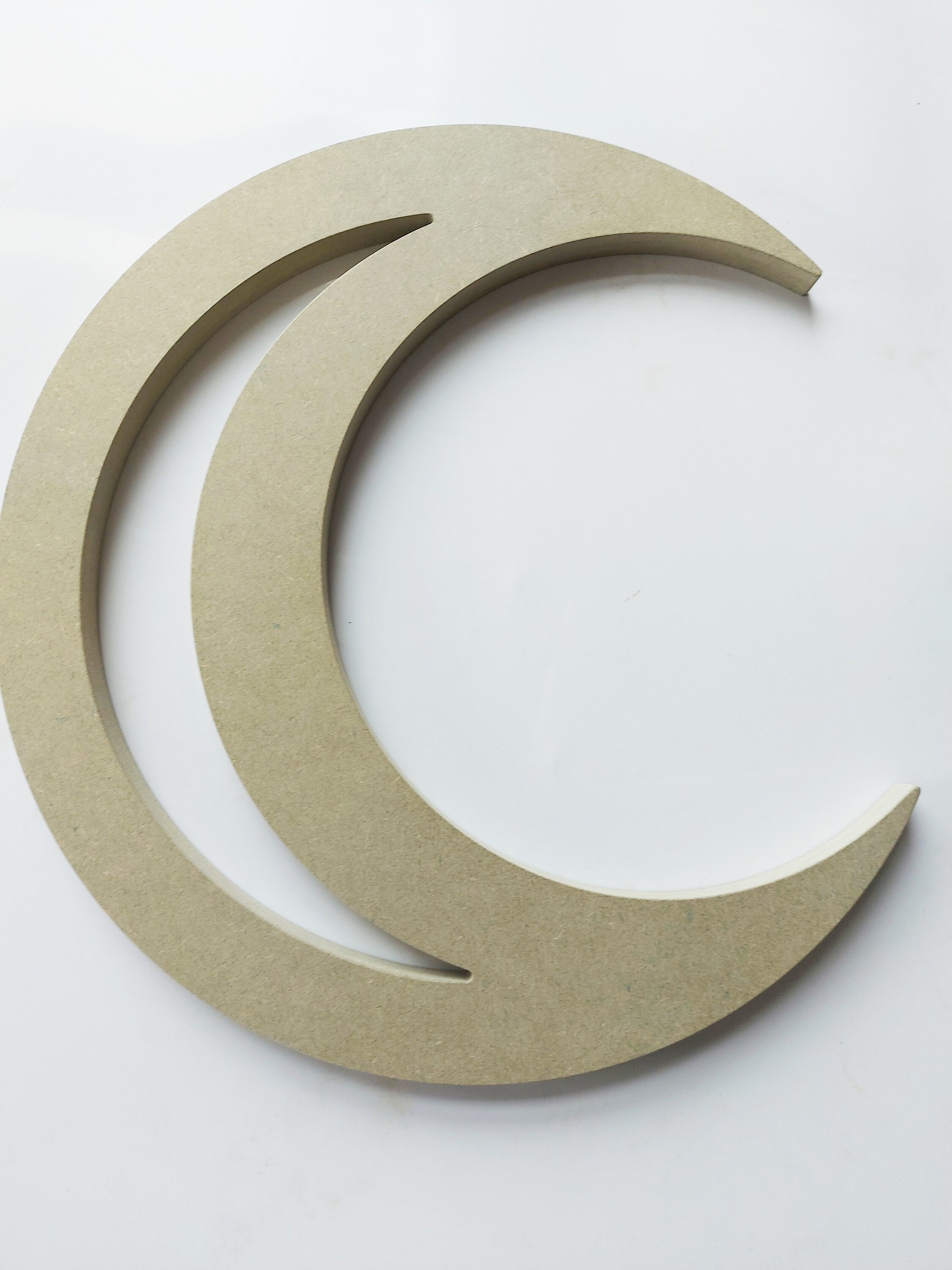 30-110cm Moons/ Blank Wooden Moon Shape/ Large MDF Moon/ 6mm/ - Etsy UK