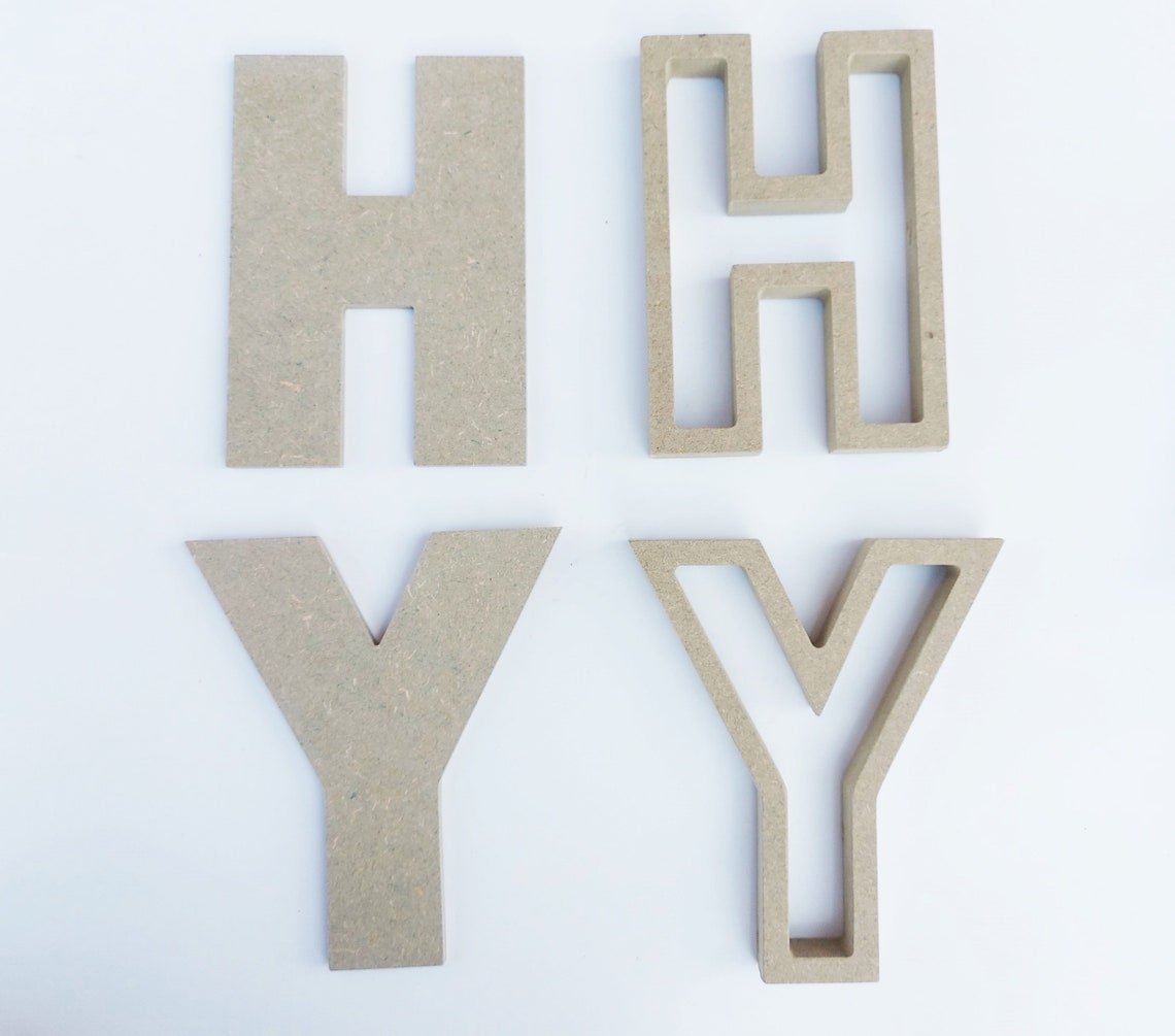 30-100cm Fillable Letters/ Large Fillable Letters Wooden - Etsy UK
