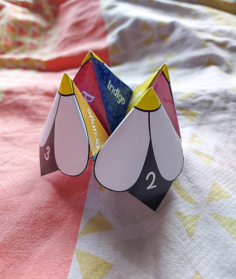 Daisy Fortune Teller / Cootie Catcher (printable) - Etsy