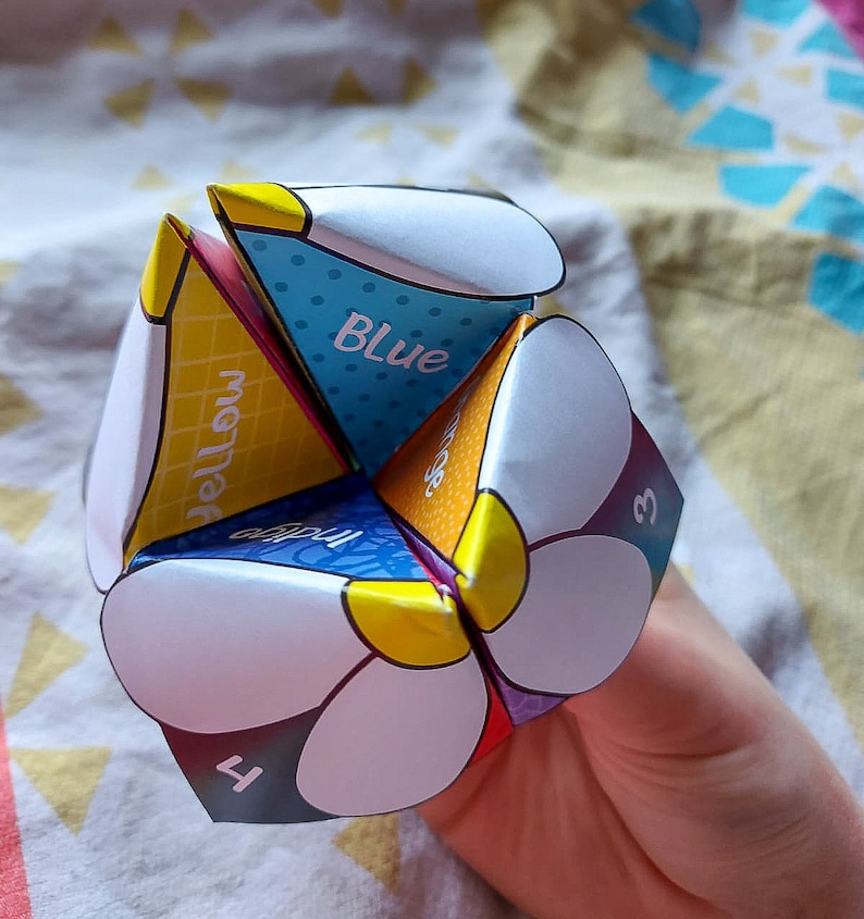Daisy Fortune Teller / Cootie Catcher printable - Etsy