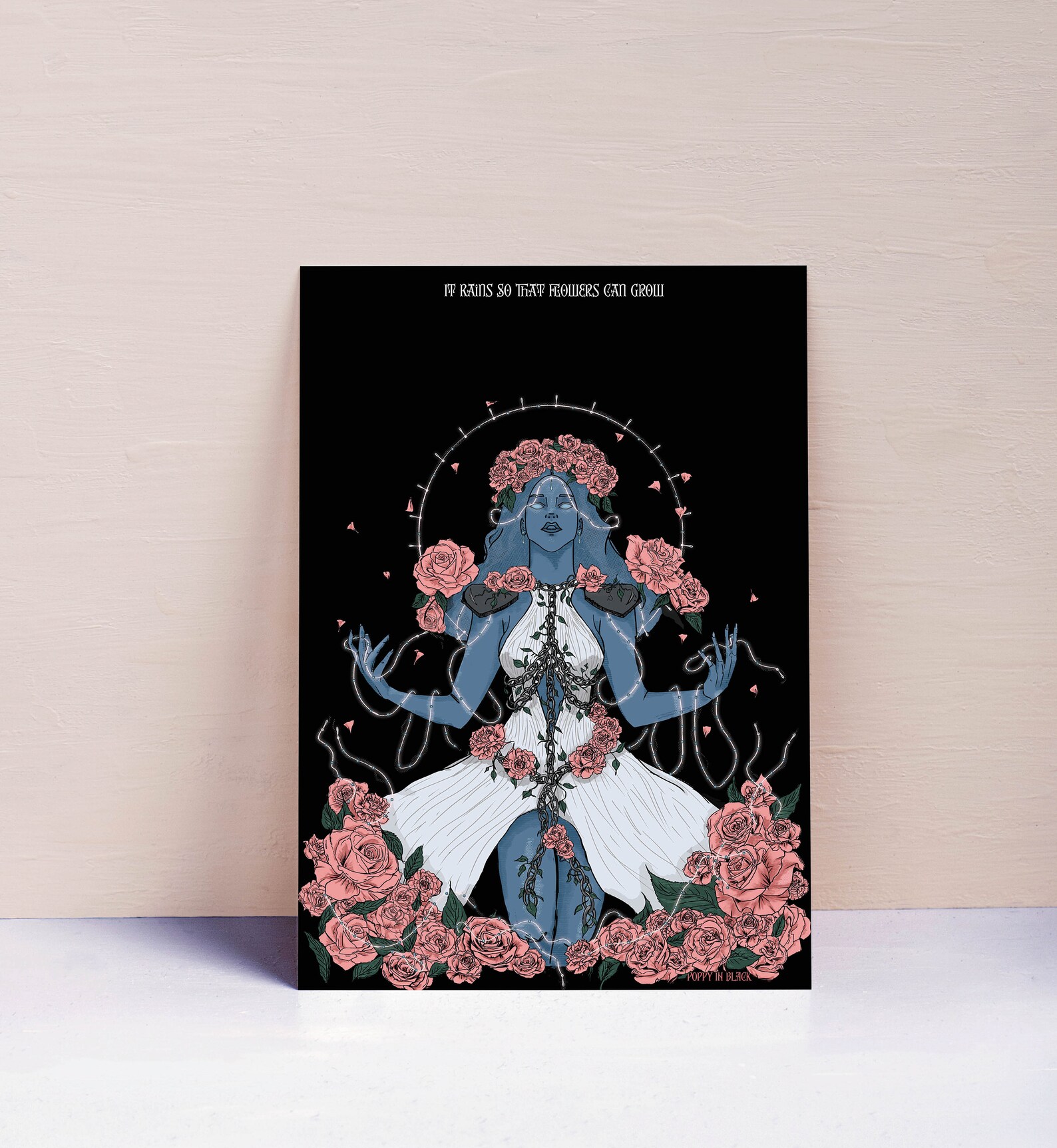 Goddess Of Spring Persephone Greek Mythology A5 Postcard | Etsy