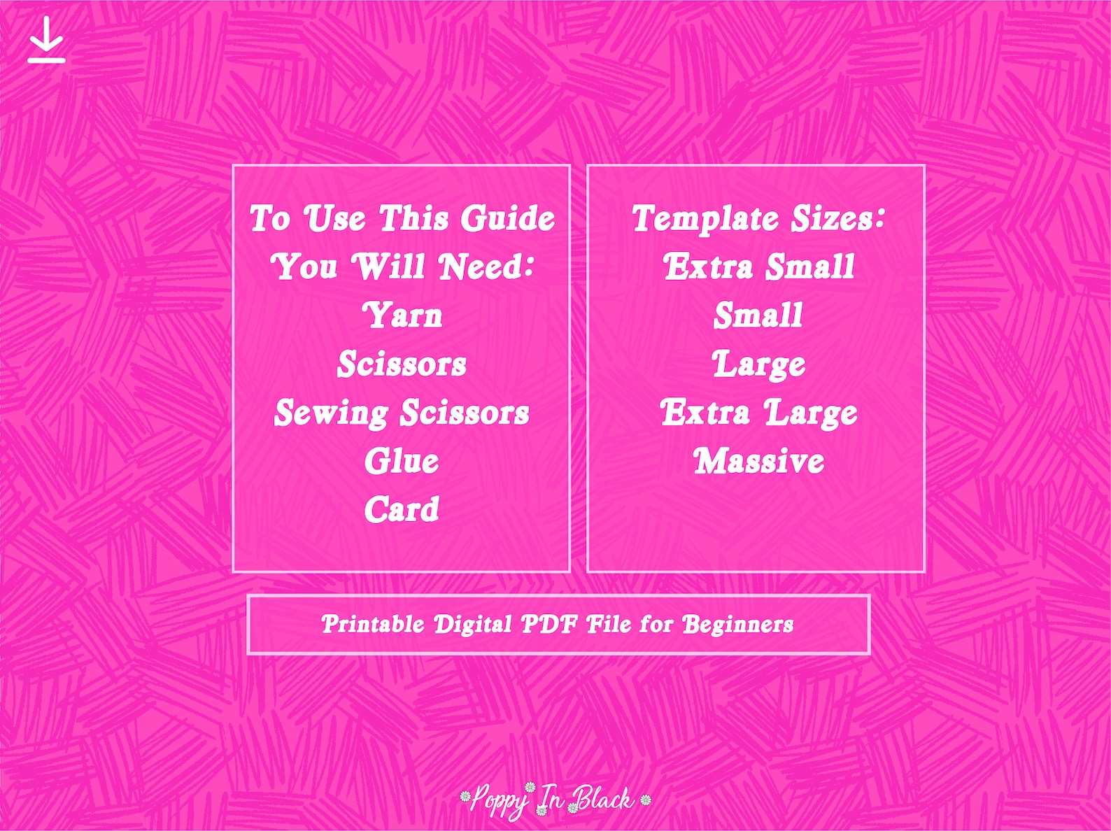 How to Make A Pom Pom - Templates and Instructions - Printable PDF - Etsy