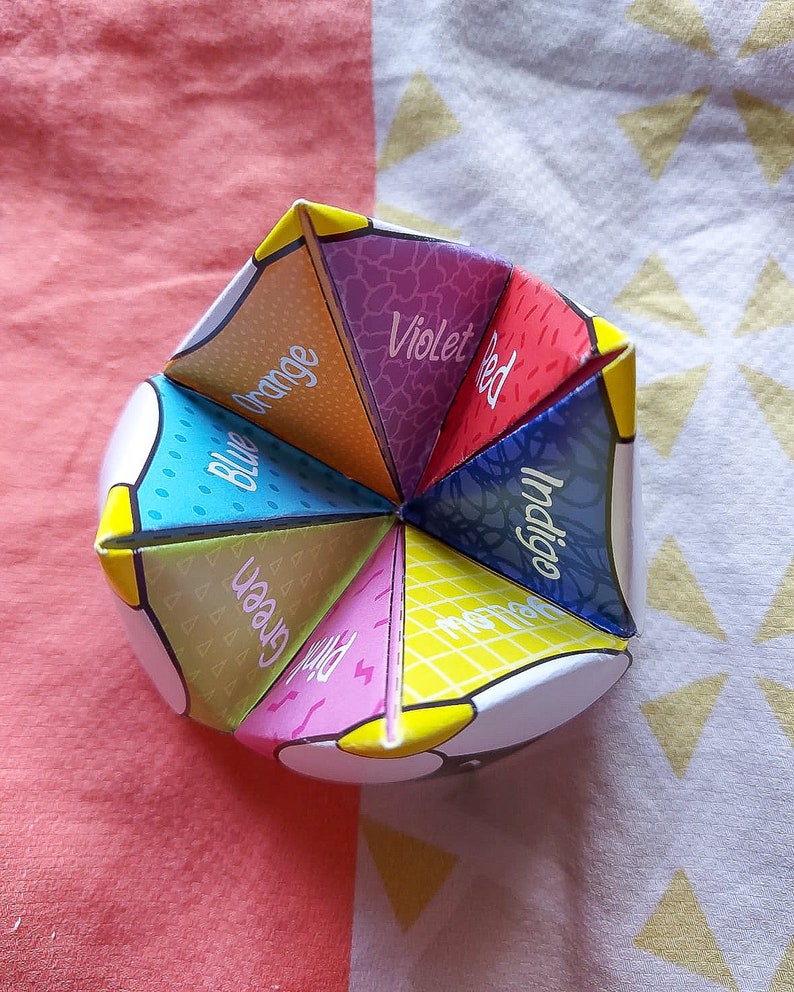 Daisy Fortune Teller / Cootie Catcher printable - Etsy