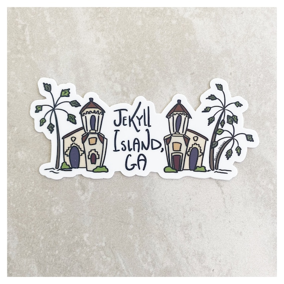 Jekyll Island GA Sticker - Etsy
