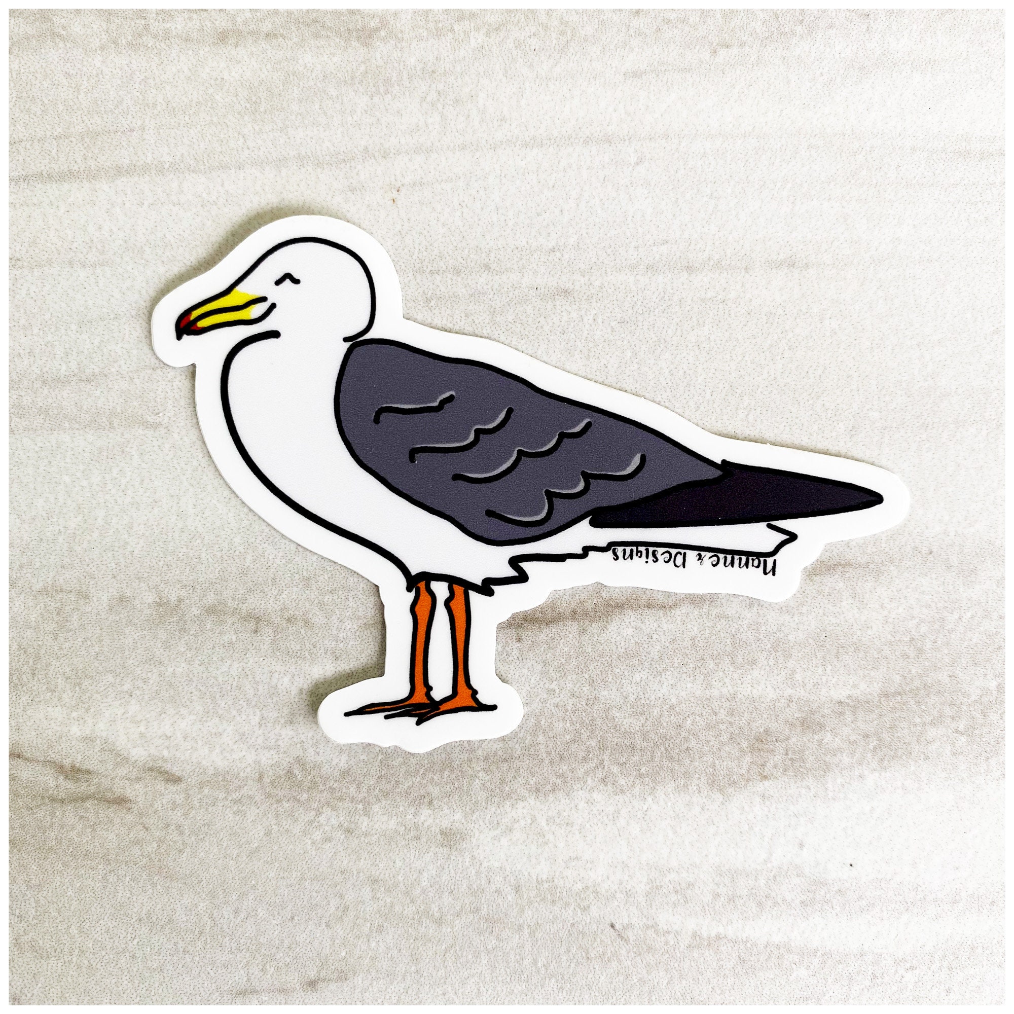 Seagull Sticker - Etsy