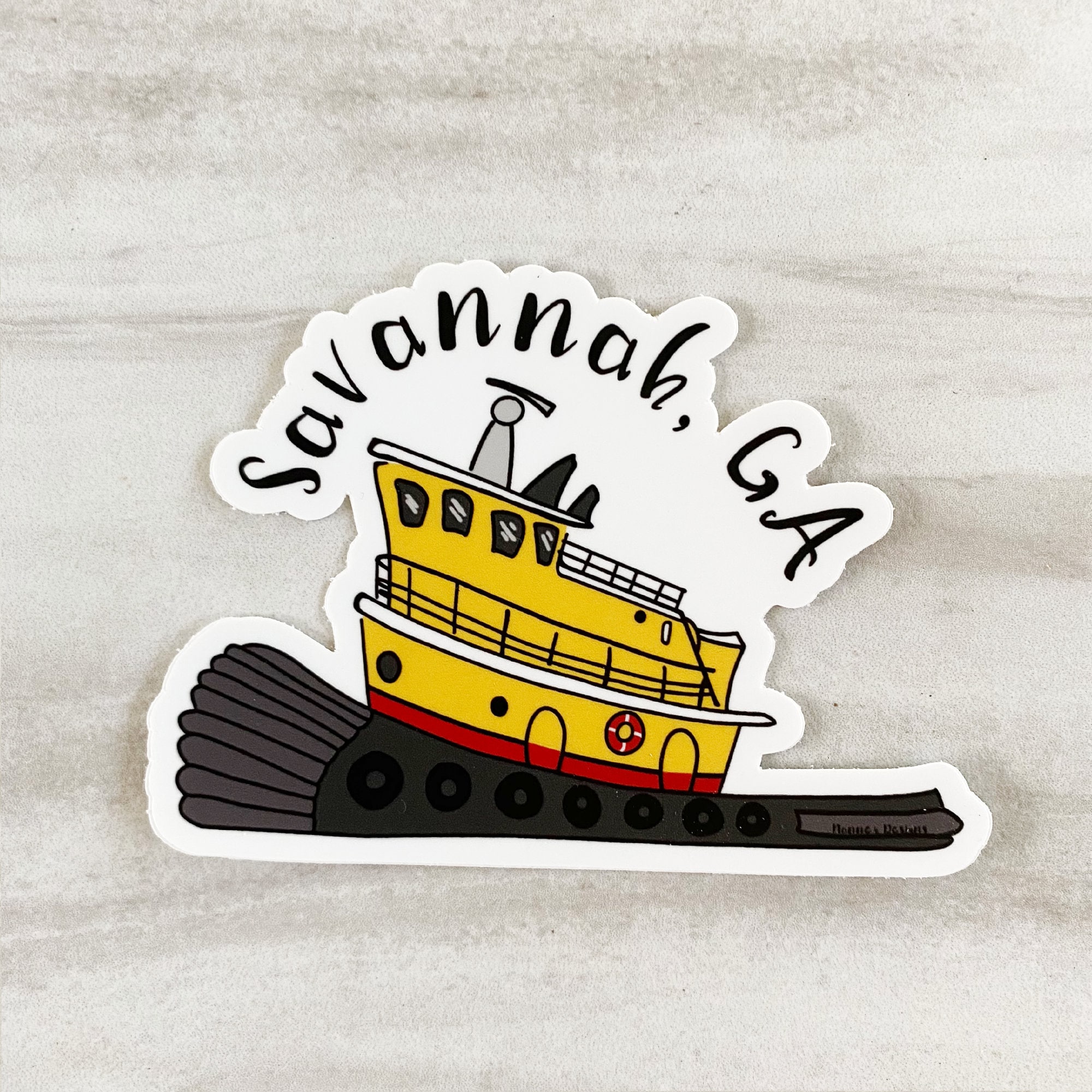 Tugboat Savannah, Georgia Sticker - Etsy