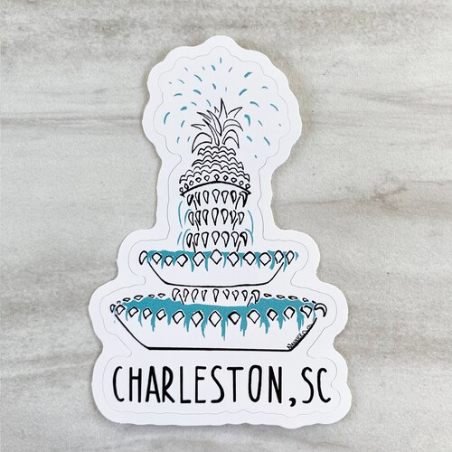 Charleston Vinyl Sticker - Etsy