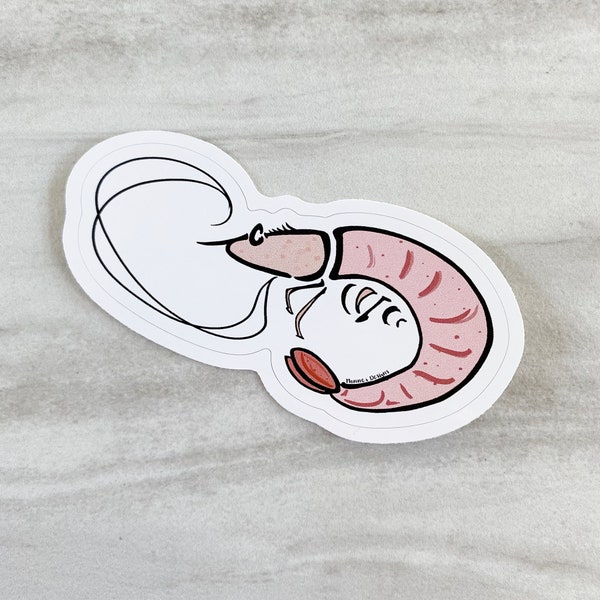 Red Cherry Shrimp Sticker Shrimp Sticker Aquarium Gift Shirt Hobby ...