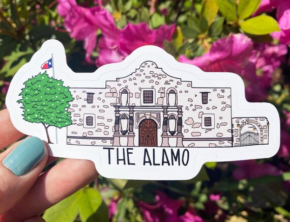 The Alamo San Antonio Texas Sticker | Etsy