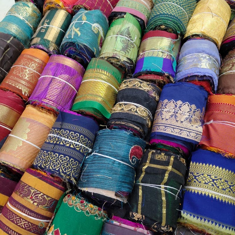 Banarasi Silk Textile - Etsy