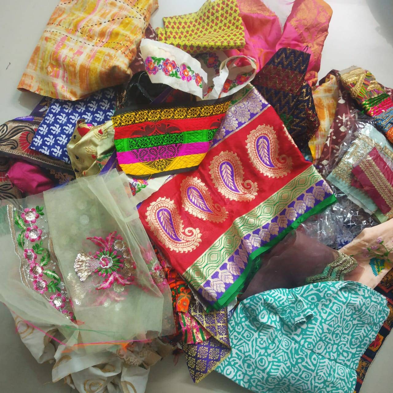 Surprise Box for Craft Sewing, Mystery Box of Fabrics, Trims ...